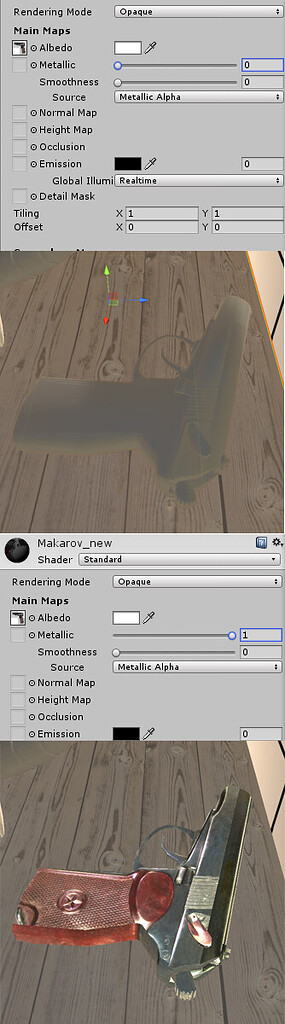 Albedo not visible without metallic - Questions & Answers - Unity Discussions