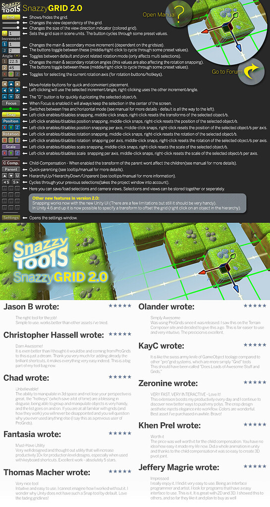 SnazzyTools : SnazzyGrid - much more than just a grid! - Page 5 - Community Showcases - Unity ...