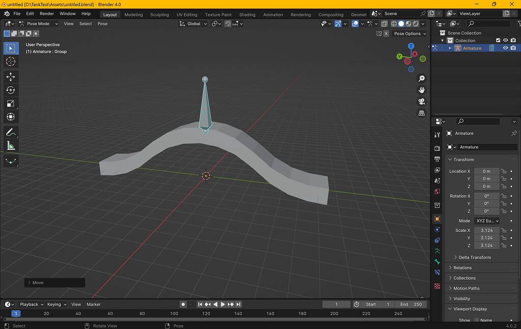 When importing a mesh with armature from blender to unity, armature no longer bends the mesh how ...