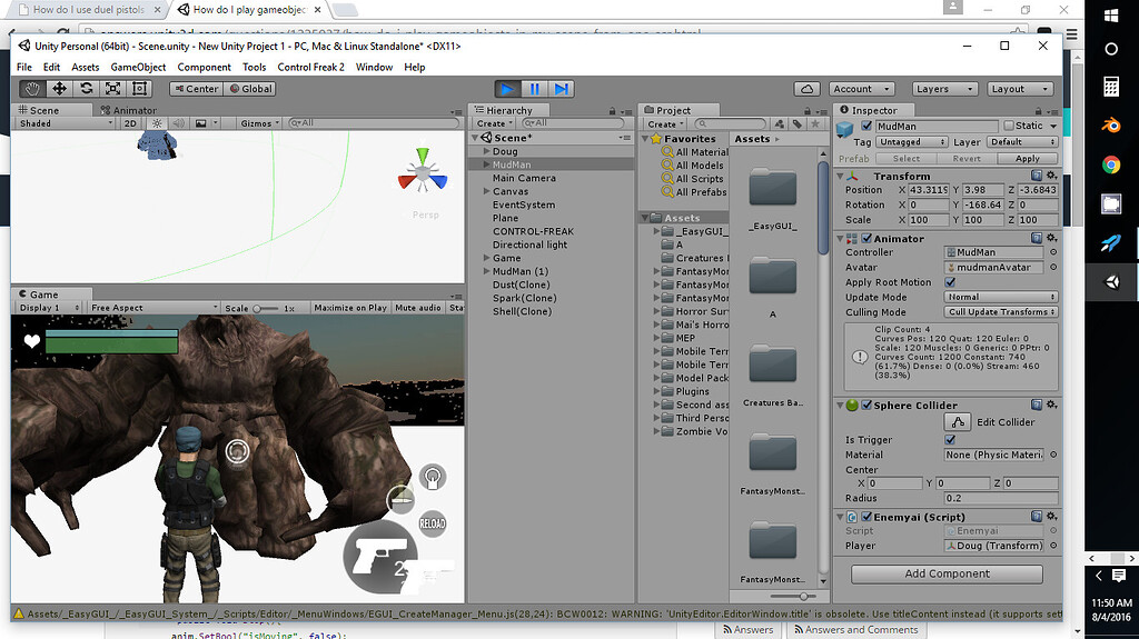 How Do I Stop Gameobjects From Going Through Each Other In The Scene Unity3d Questions