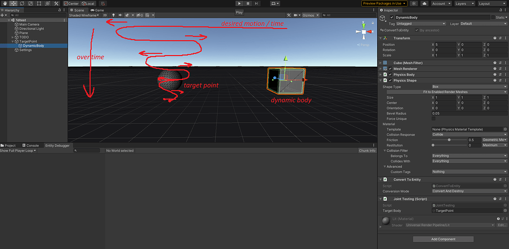 Simple Spring Constraint Between Entities Along X Axis - Unity Engine - Unity Discussions