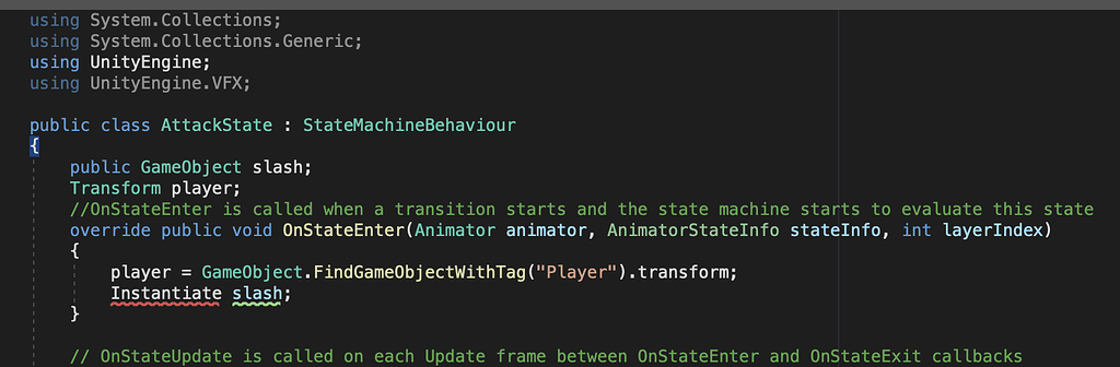 Trying to implement a slash attack with vfx. - Unity Engine - Unity Discussions