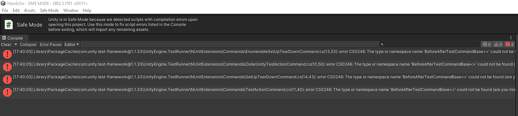 Can T Create Any Unity Projects At All Withouth Starting In Safemode Questions And Answers