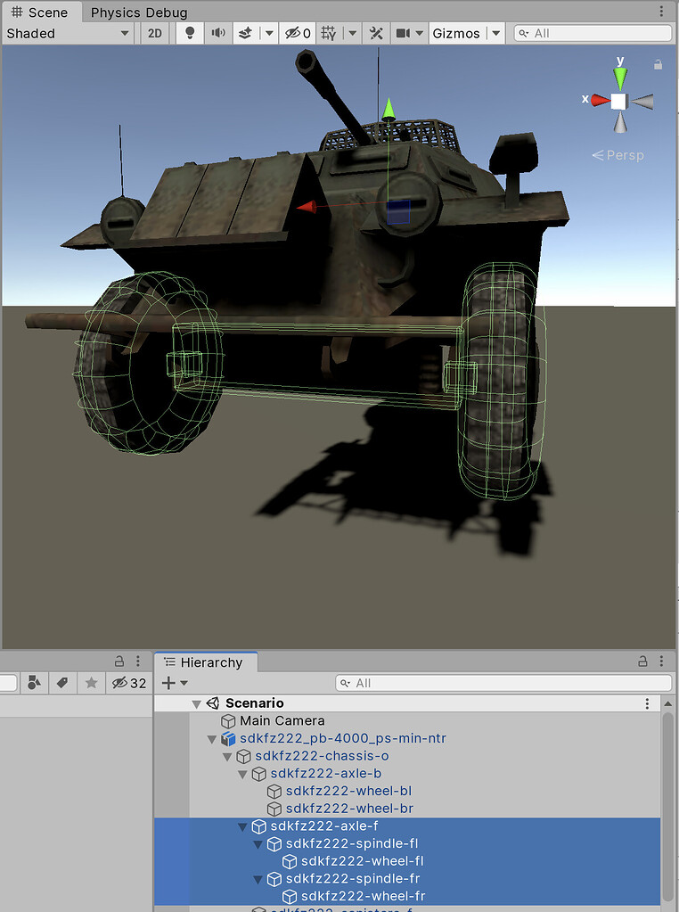 Car Spindle Joint Issue - Unity Engine - Unity Discussions