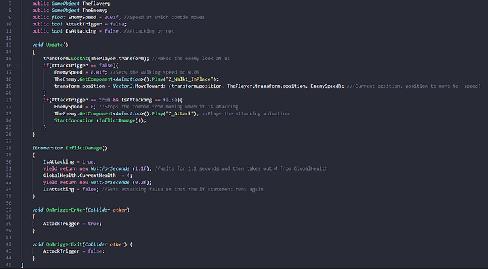 First script plays animation but second script stops if from playing ...
