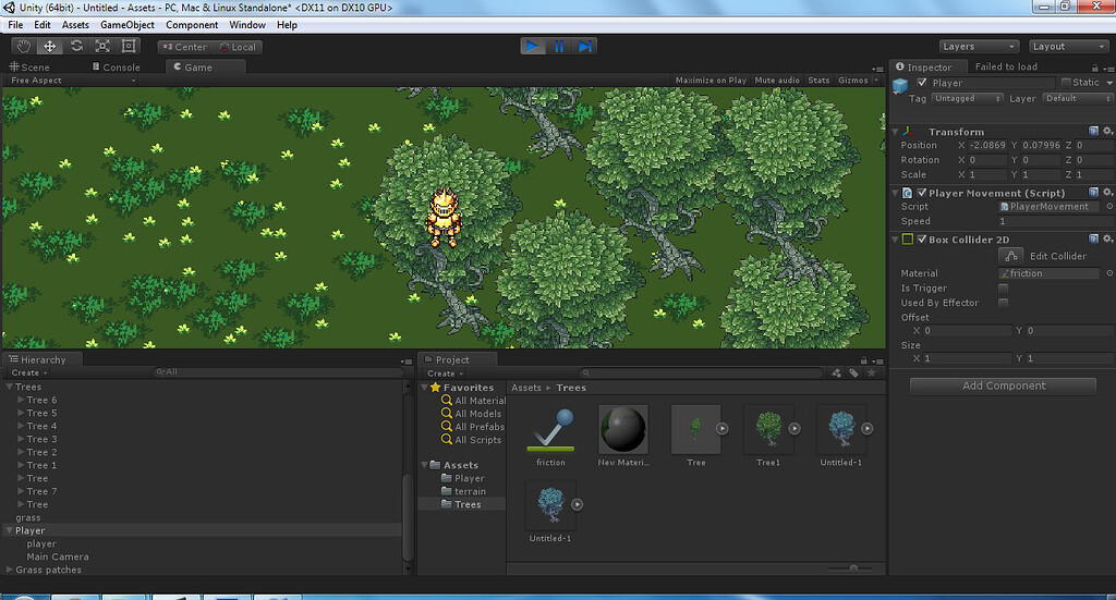 2D collider not working - Questions & Answers - Unity Discussions