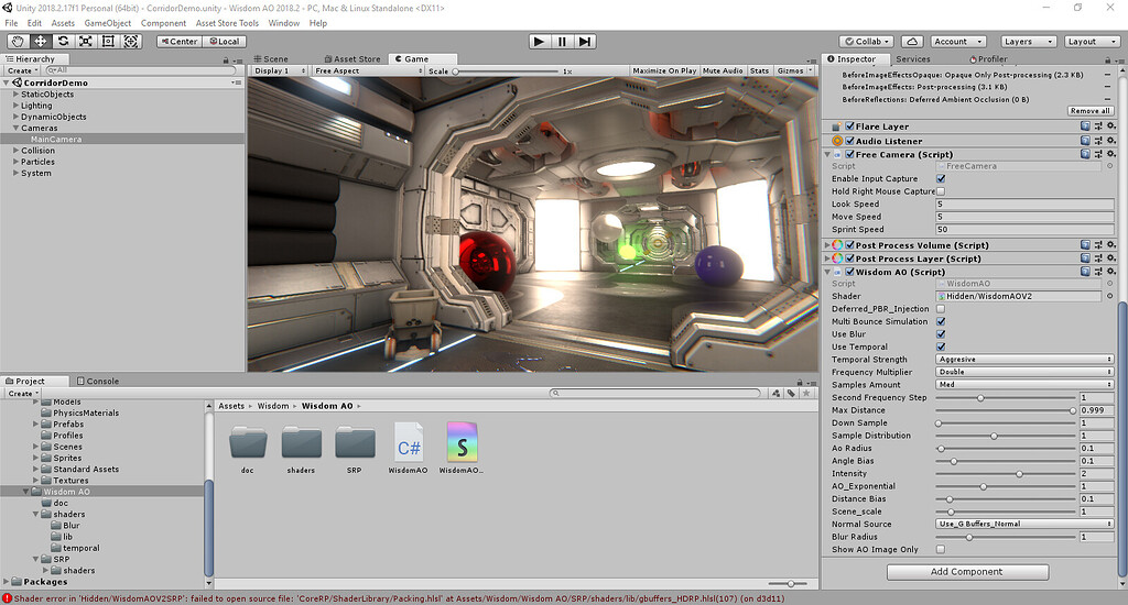 Wisdom Ambient Occlusion - evolved SSAO - the best AO - Community Showcases - Unity Discussions