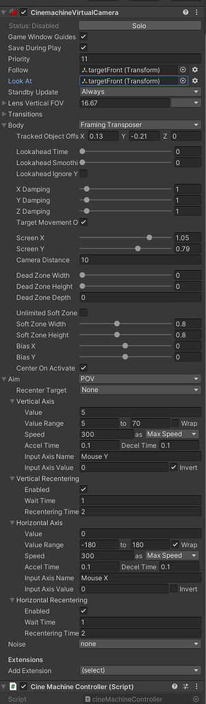 How Set a initial position in Virtual Camera? - Unity Engine - Unity Discussions