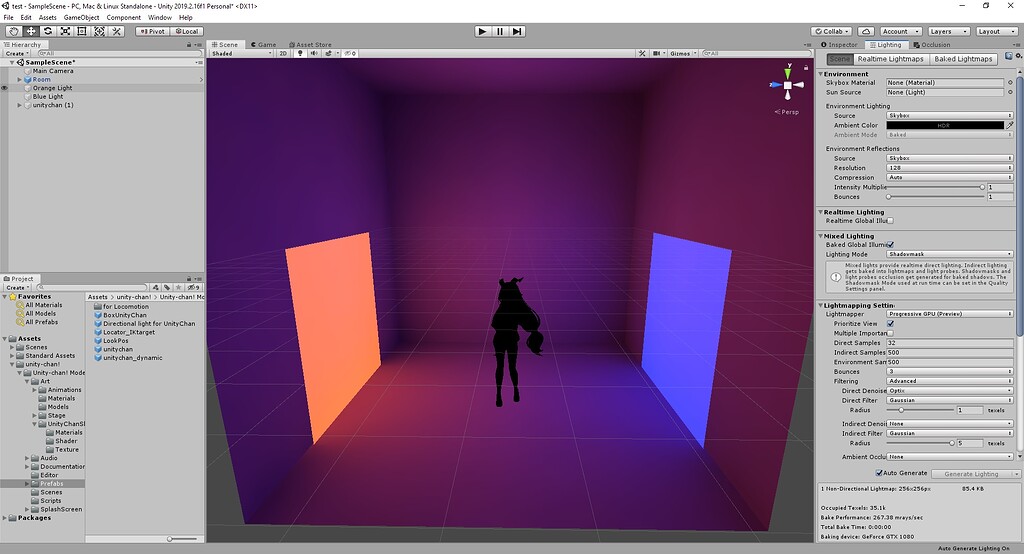 Baked Lighting on standard Unity 3D Models - Questions & Answers - Unity Discussions
