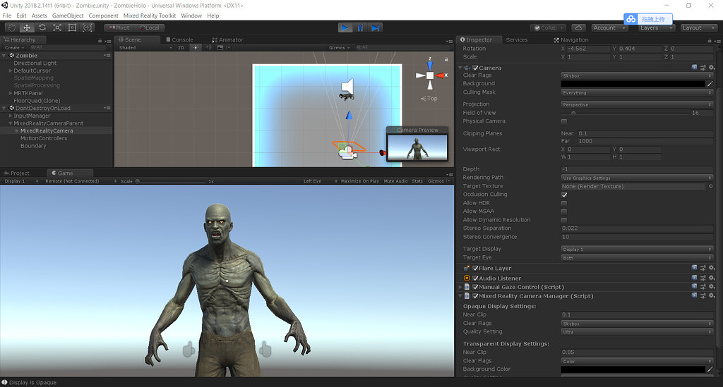 Holograms Doesnt Appear In Hololens Device Unity Engine Unity Discussions 
