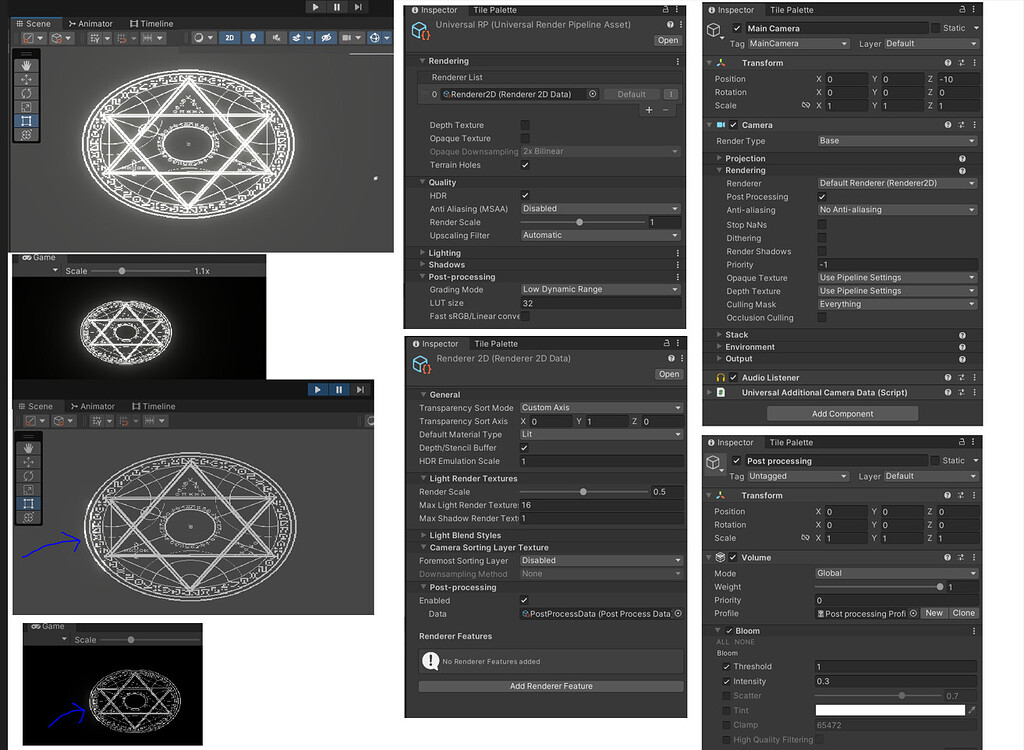 Glow effect stops when entering play mode - Questions & Answers - Unity Discussions