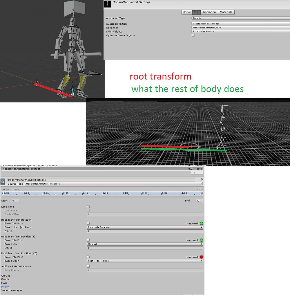 Armature moves further then the root bone - Questions & Answers - Unity Discussions
