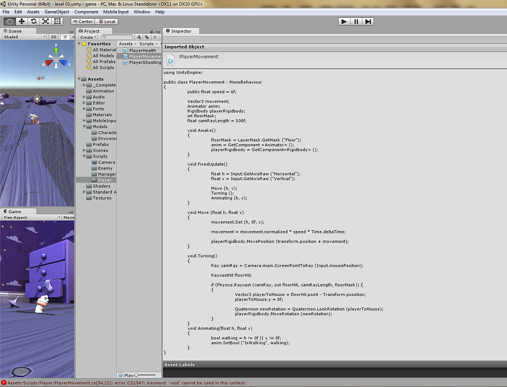 Why do i keep getting this error - Questions & Answers - Unity Discussions