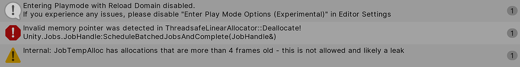 Invalid Memory Pointer Error with EntityQuery.SetChangedVersionFilter() & ToEntityArray ...