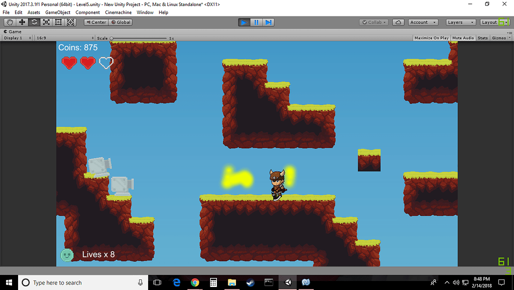 Emit particles on CollisionEnter2D works on one collision, not the other? - Questions & Answers ...