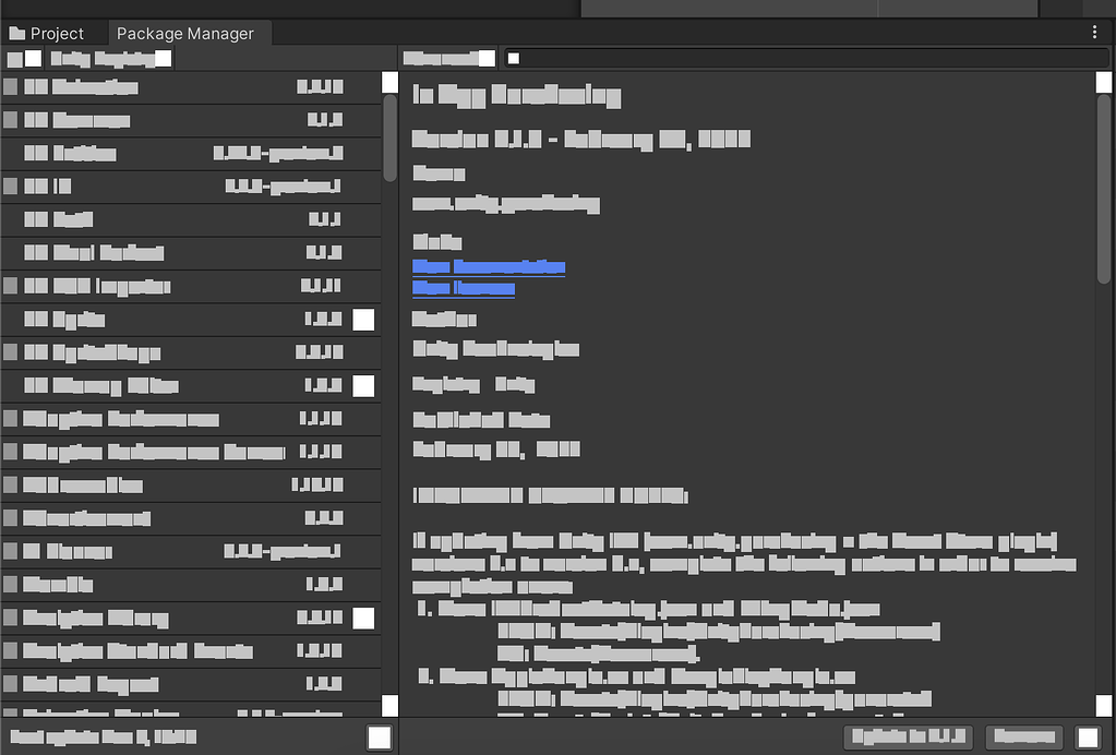 Package Manager Text Is Broken Font Unity Engine Unity Discussions