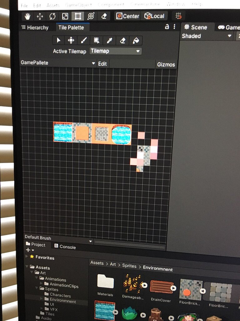 I'm not really sure what's happening here but my tilemap appears to be broken - Unity Engine ...