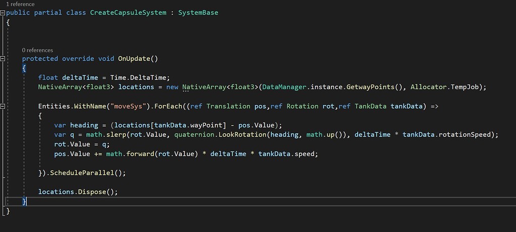 Problem with entities and jobs - Unity Engine - Unity Discussions