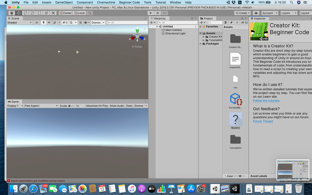 Creator kit Beginner Code hasn't worked well - Unity Engine - Unity Discussions