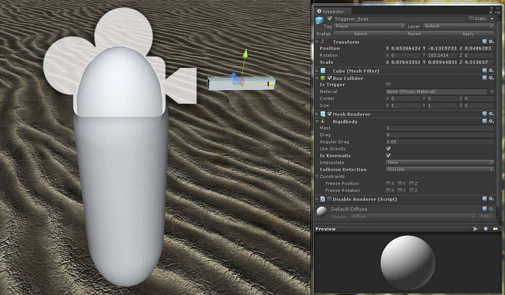 Is Kinematic and still is affected by Phisics ?? Player Eyes SOLVED - Unity Engine - Unity ...