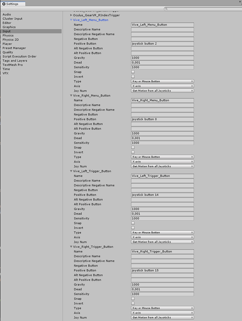 HTC vive button not working after reconnect - Questions & Answers - Unity Discussions
