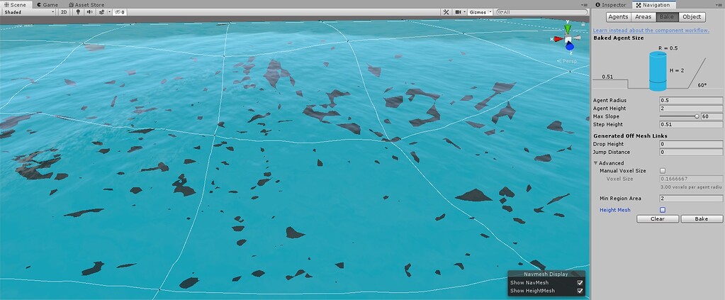 Nav mesh holes with terrain - Questions & Answers - Unity Discussions