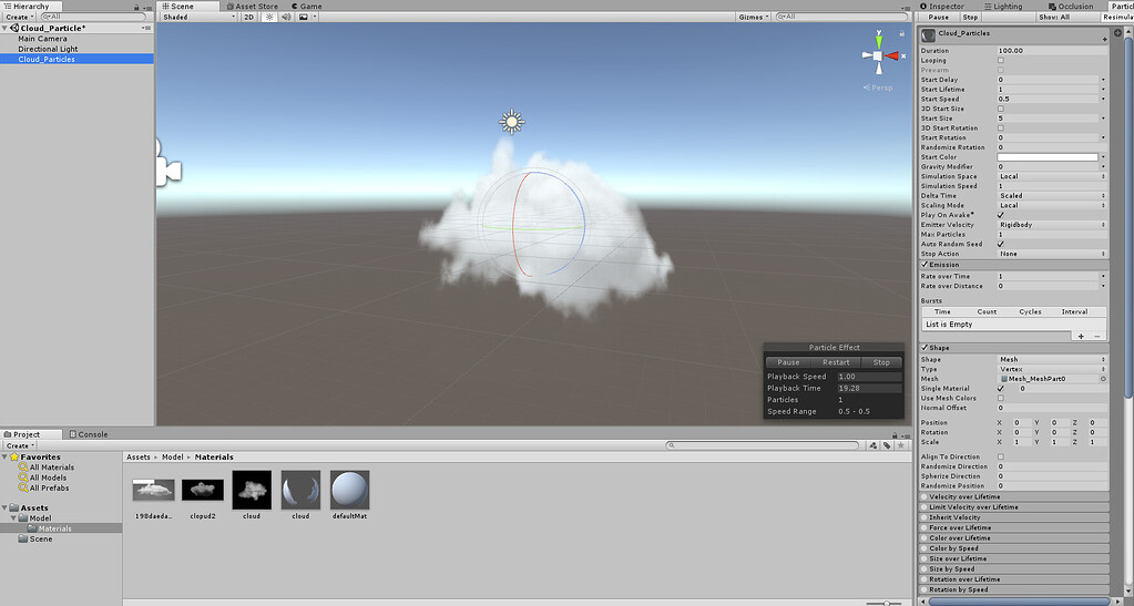 How to make a realistic static cloud model in Unity? - Questions ...