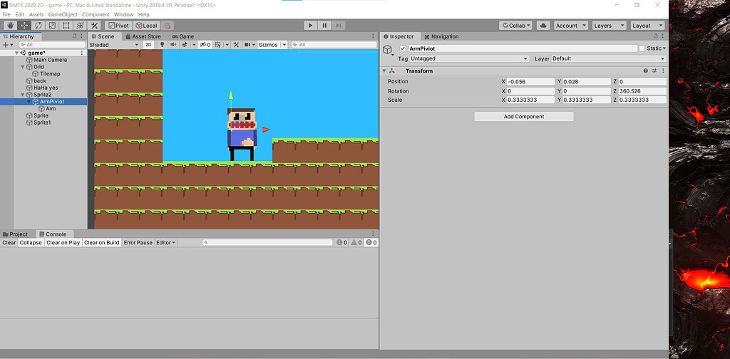 How to rotate a Pivot with a front facing Player with a mouse?,Does ...