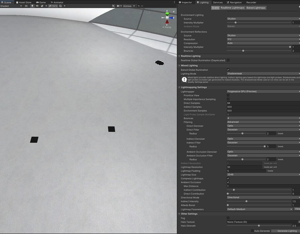 Baked lightmaps producing Black squares - Unity Engine - Unity Discussions
