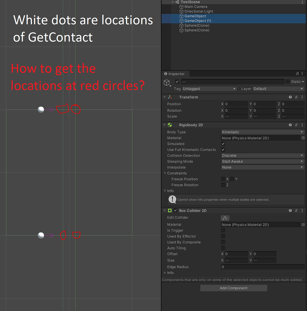 Collision2D.GetContact not returning correct position? - Unity Engine - Unity Discussions