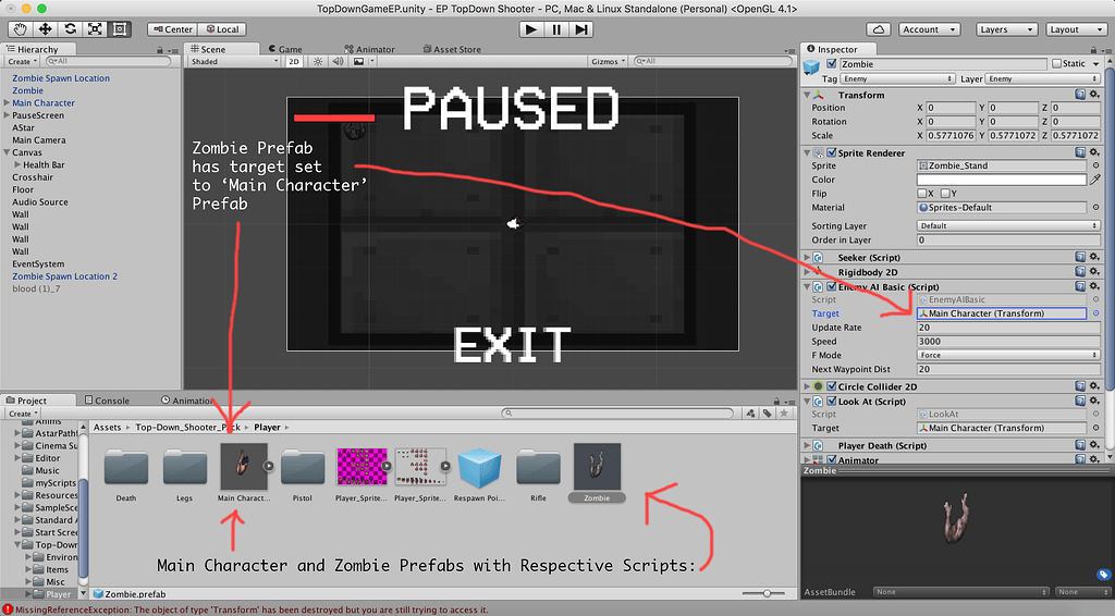 Prefab not functioning the same as a GameObject? - Unity Engine - Unity Discussions