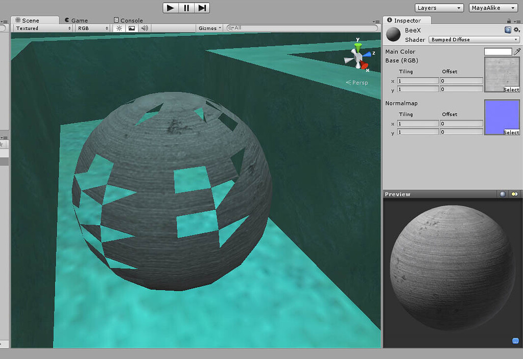 Why Sphere material/object has rendering problems? - Questions & Answers - Unity Discussions