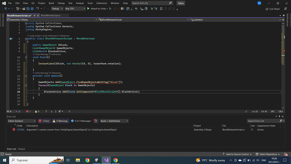 My colliders are not interracting with eachother - Questions & Answers ...