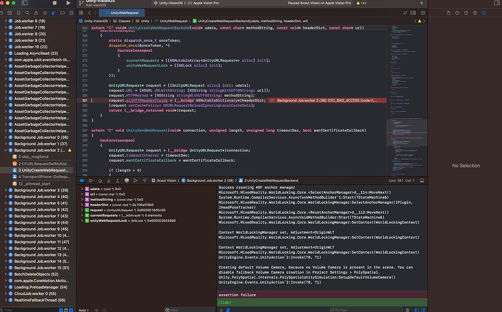 Assertion Failure In Simulator Build - Unity Engine - Unity Discussions Assertion Failure In Simulator Build - Unity Engine - Unity Discussions