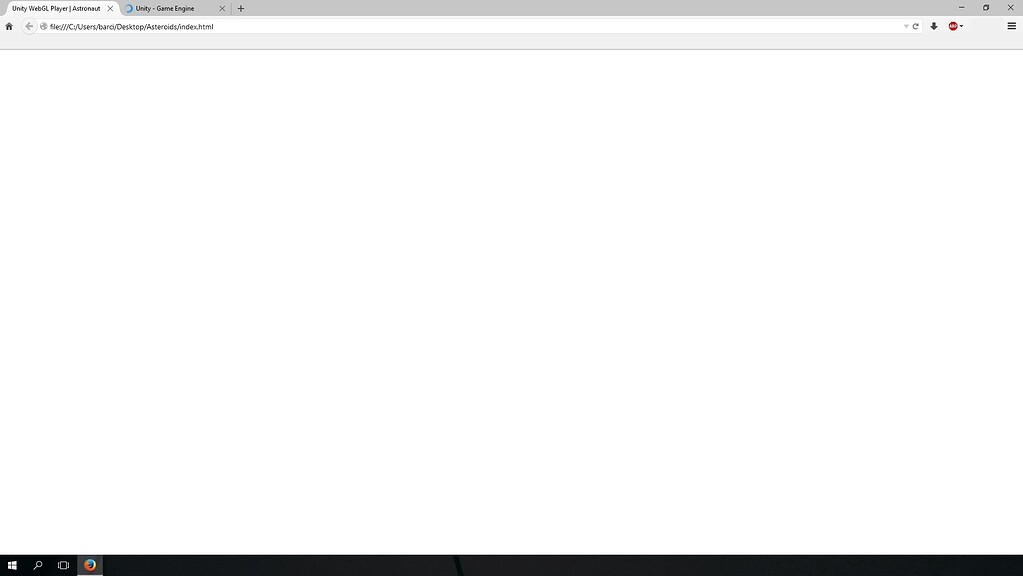 Problem With Webgl Build Questions And Answers Unity Discussions 1823