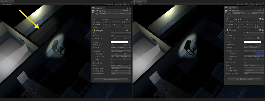 Spot light passing through geometry - Unity Engine - Unity Discussions