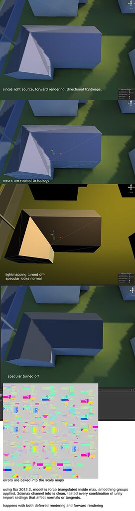 specular artifacts caused by scale maps with directional lightmaps - Unity Engine - Unity ...