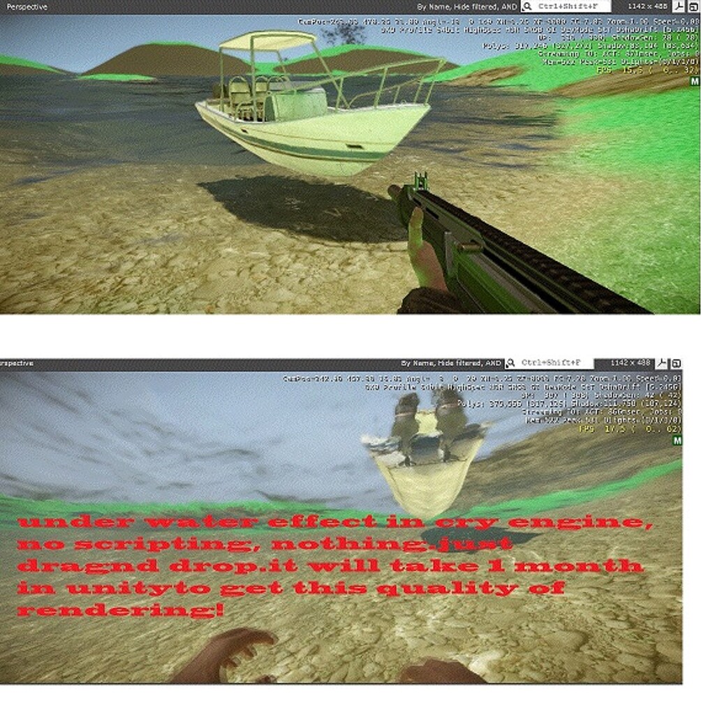 bad graphics, bad performace, is that all what unity is about ...