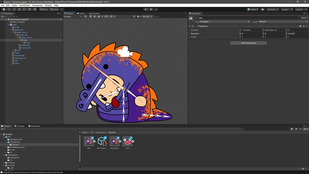 Sprite resolver messing with bones? - Unity Engine - Unity Discussions
