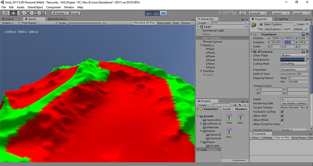 Terrain(using unity Mesh) colouring with LibNoise - Questions & Answers - Unity Discussions