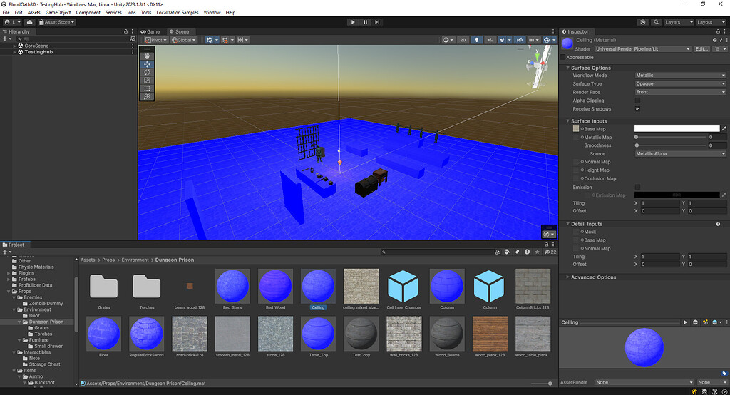 Strange Blue Tint On Some Materials After Upgrade To Urp Unity Engine Unity Discussions