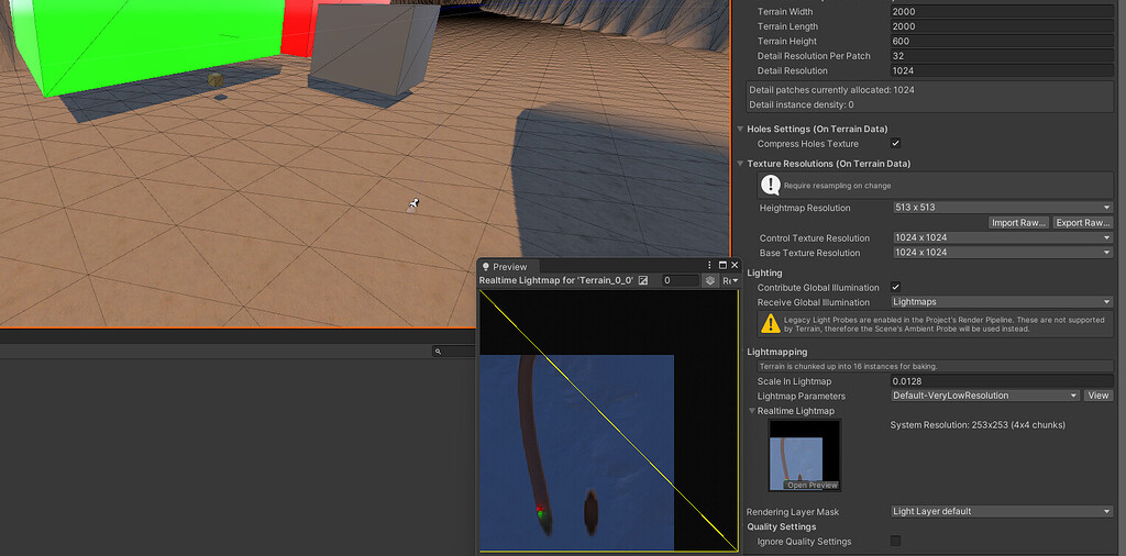 Terrain doesn't seem to be using the Realtime Lightmap - Unity Engine - Unity Discussions
