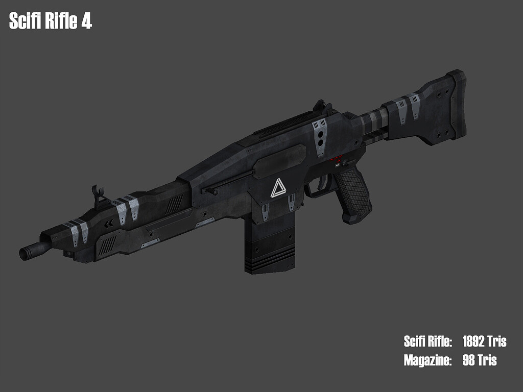 [NEW RELEASE] Scifi Weapon Series: Rifles - Community Showcases - Unity ...