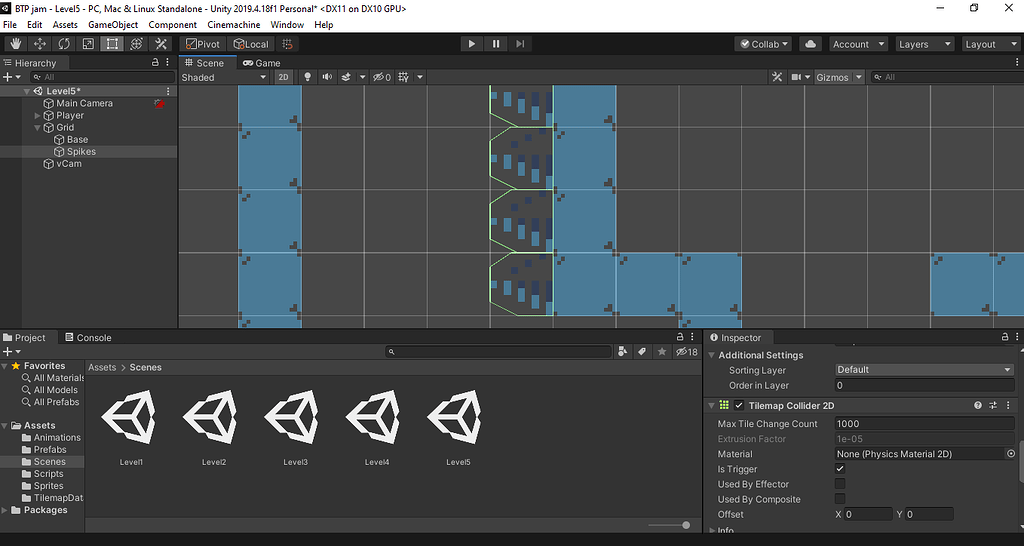 Tilemap collider not according to sprite shape... - Questions & Answers - Unity Discussions