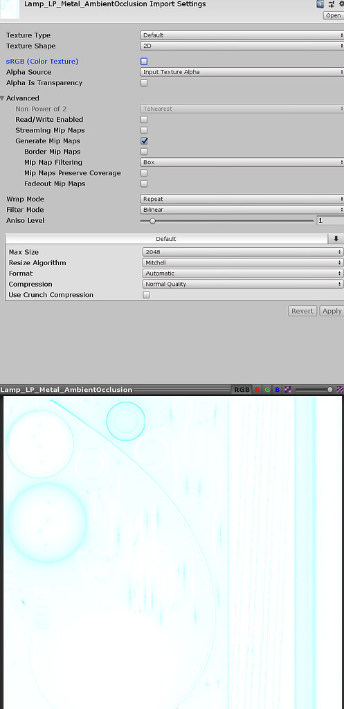 Blue Grayscale Maps - AO importing with a Blue Color - Unity Engine - Unity Discussions