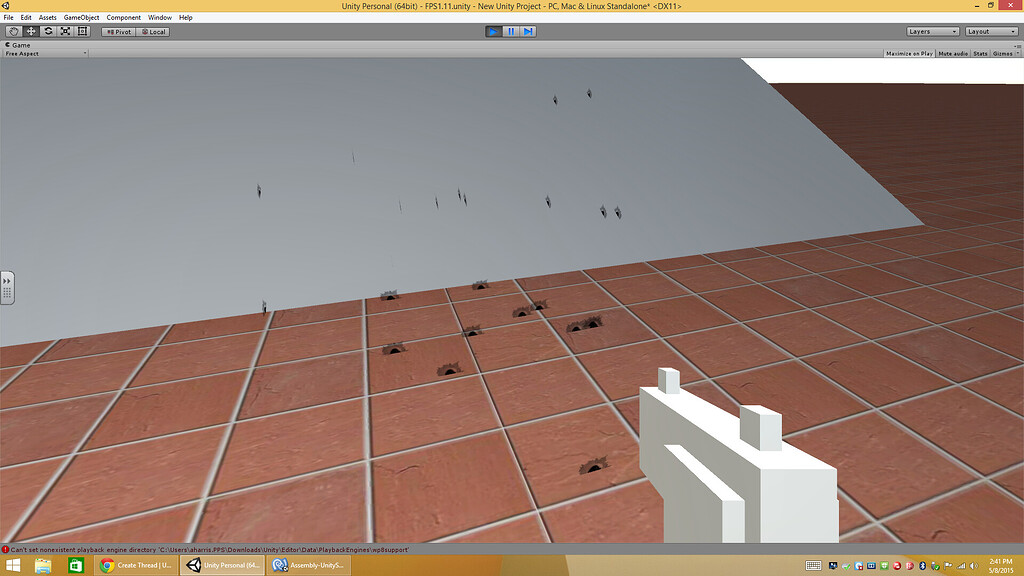 Bullet Hole Rotation messed up! Please Help! - Unity Engine - Unity ...