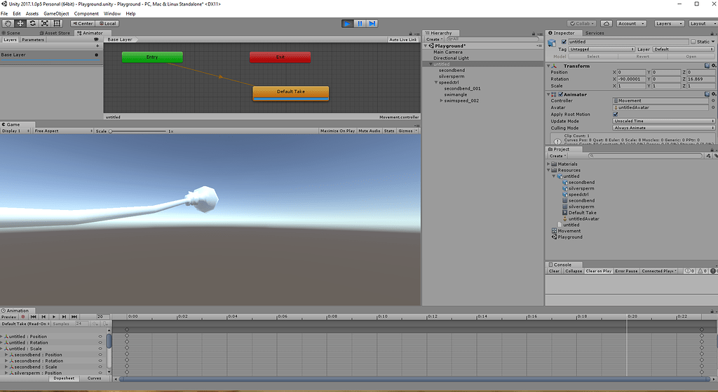 Blender Imported Animation not Playing - Questions & Answers - Unity Discussions