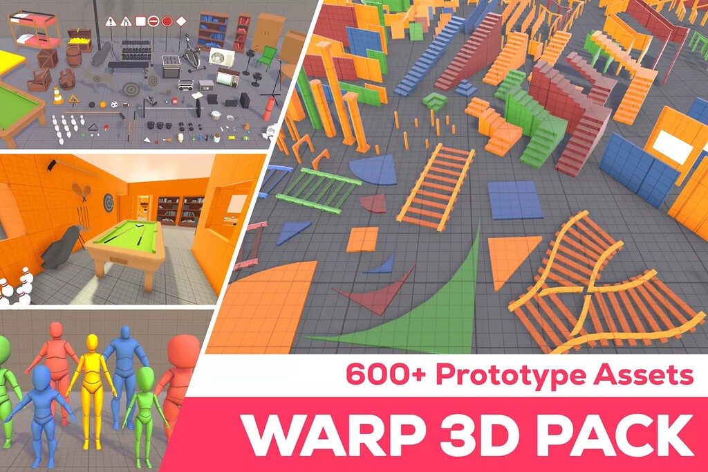 WARP: Worldbuilding Assets for Rapid Prototyping - Community Showcases - Unity Discussions
