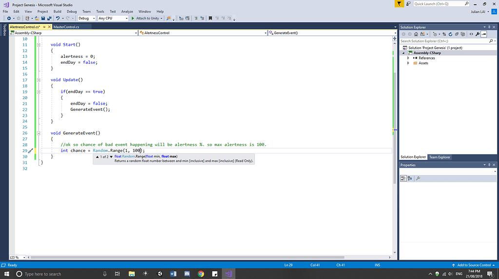 Visual Studio Code Explanation is wrong/has a typo - Unity Engine ... Visual Studio Code Explanation is wrong/has a typo - Unity Engine ...