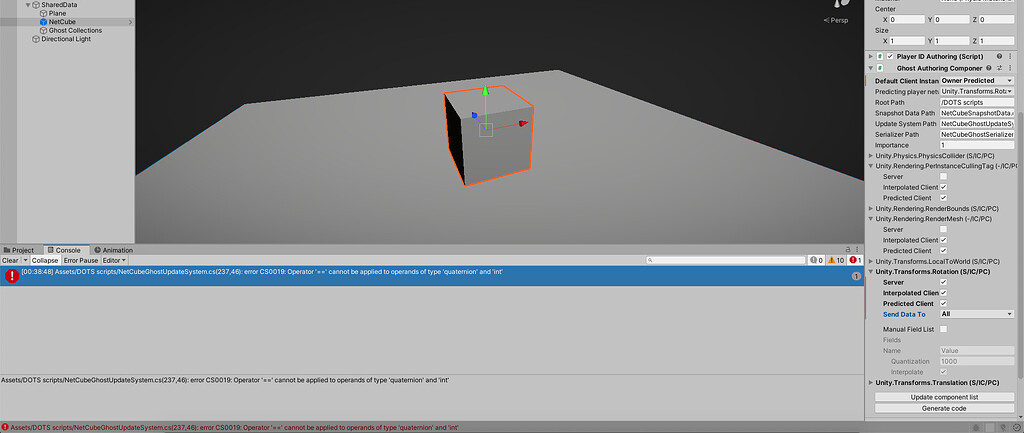 Netcube Tutorial Generated Code error - Unity Engine - Unity Discussions